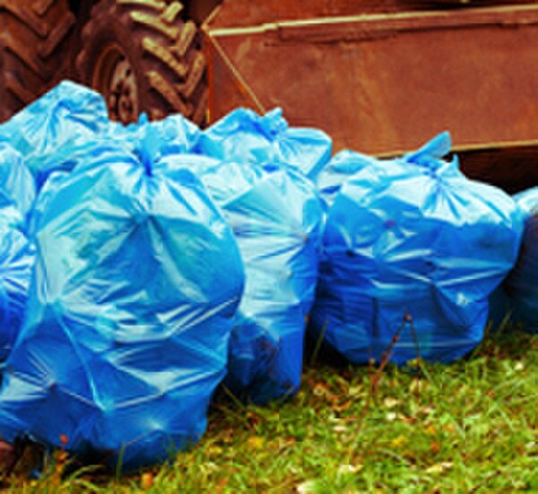 55 Gal Blue Poly Liners | Emerald Brand