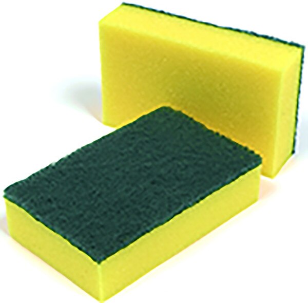 Scour/Sponge Green & Yellow | Emerald Brand